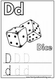 15 Fun Letter D Coloring Pages For Kids (Free PDFs)