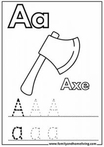 15 Free Coloring Pages For The Letter A (Kids Love These!)