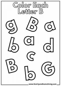 12 Letter B Coloring Pages: Pintables That Kids Love!