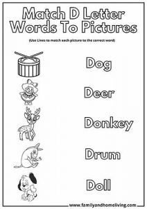 15 Fun Letter D Coloring Pages For Kids (Free PDFs)