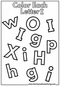 Letter I Coloring Pages (Free Printables)