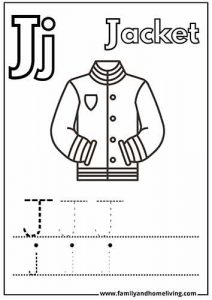 12 Letter J Coloring Pages & Worksheets (Free Printables)