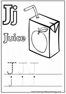 12 Letter J Coloring Pages & Worksheets (Free Printables)