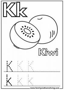 12 Letter K Coloring Pages & Worksheets (Free Downloads)