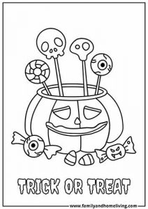 15 Halloween Coloring Pages For Kids [Free Printables]