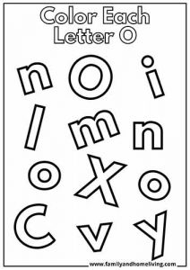 Free Printable Letter O Coloring Pages For Kids