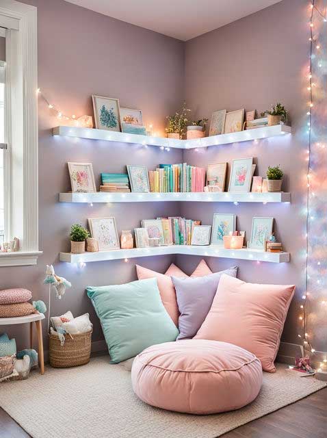 Cozy Reading Corner For Girls: Recreate The Look