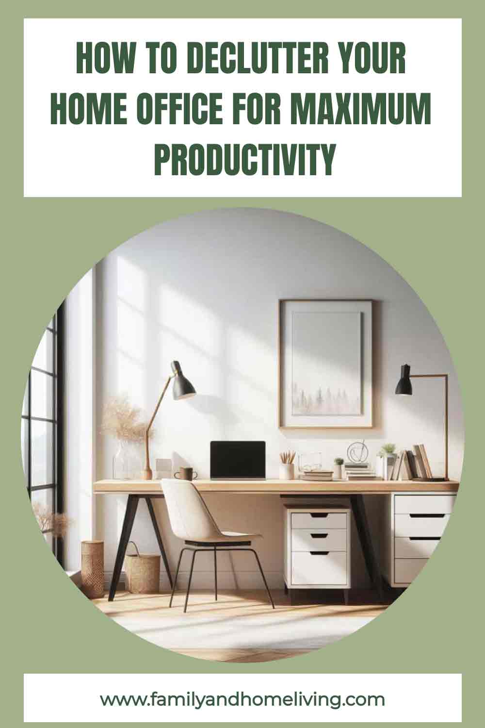 Declutter Your Home Office +Tips For Daily Cleaning Routines