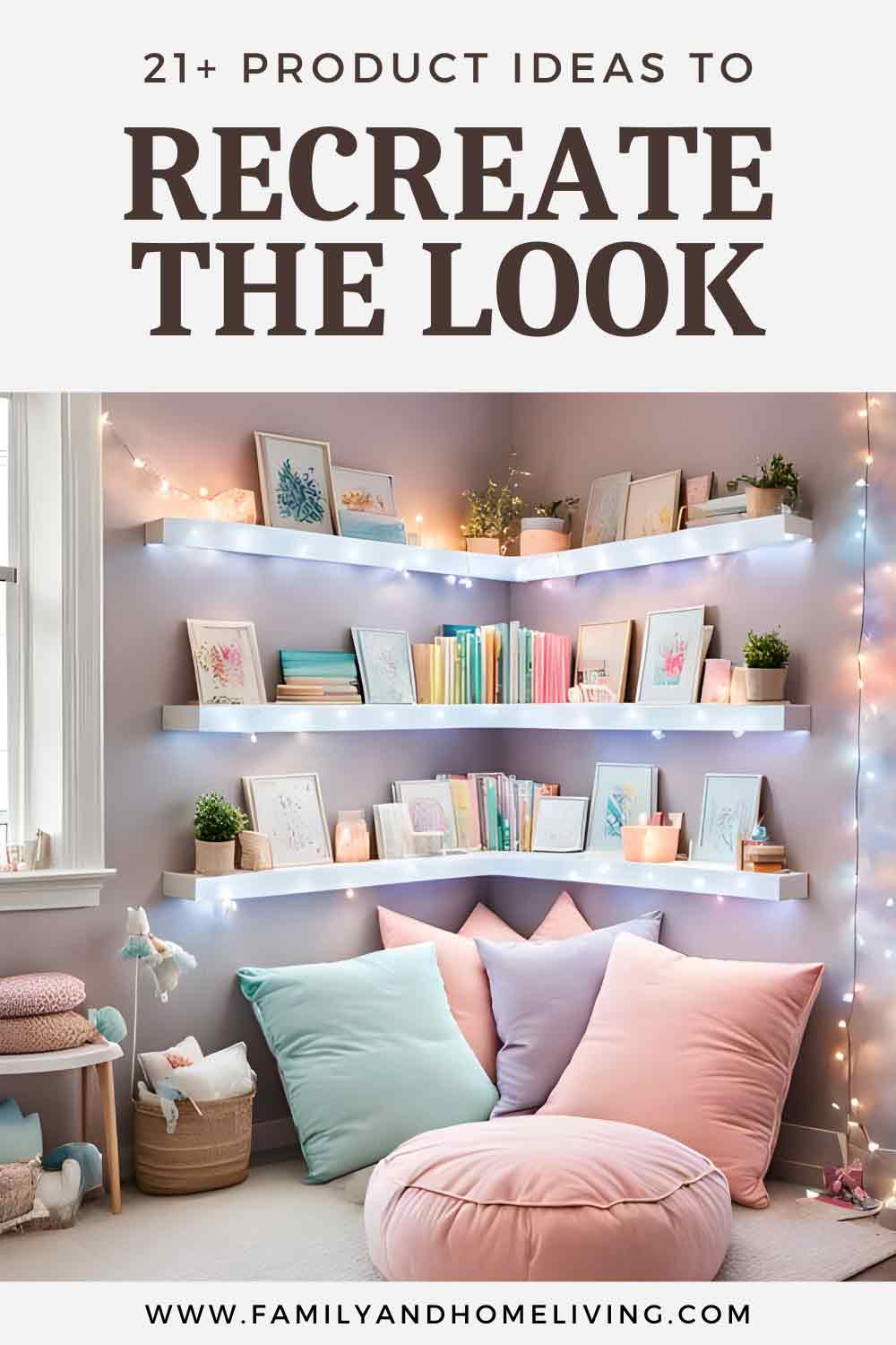Cozy Reading Corner For Girls: Recreate The Look