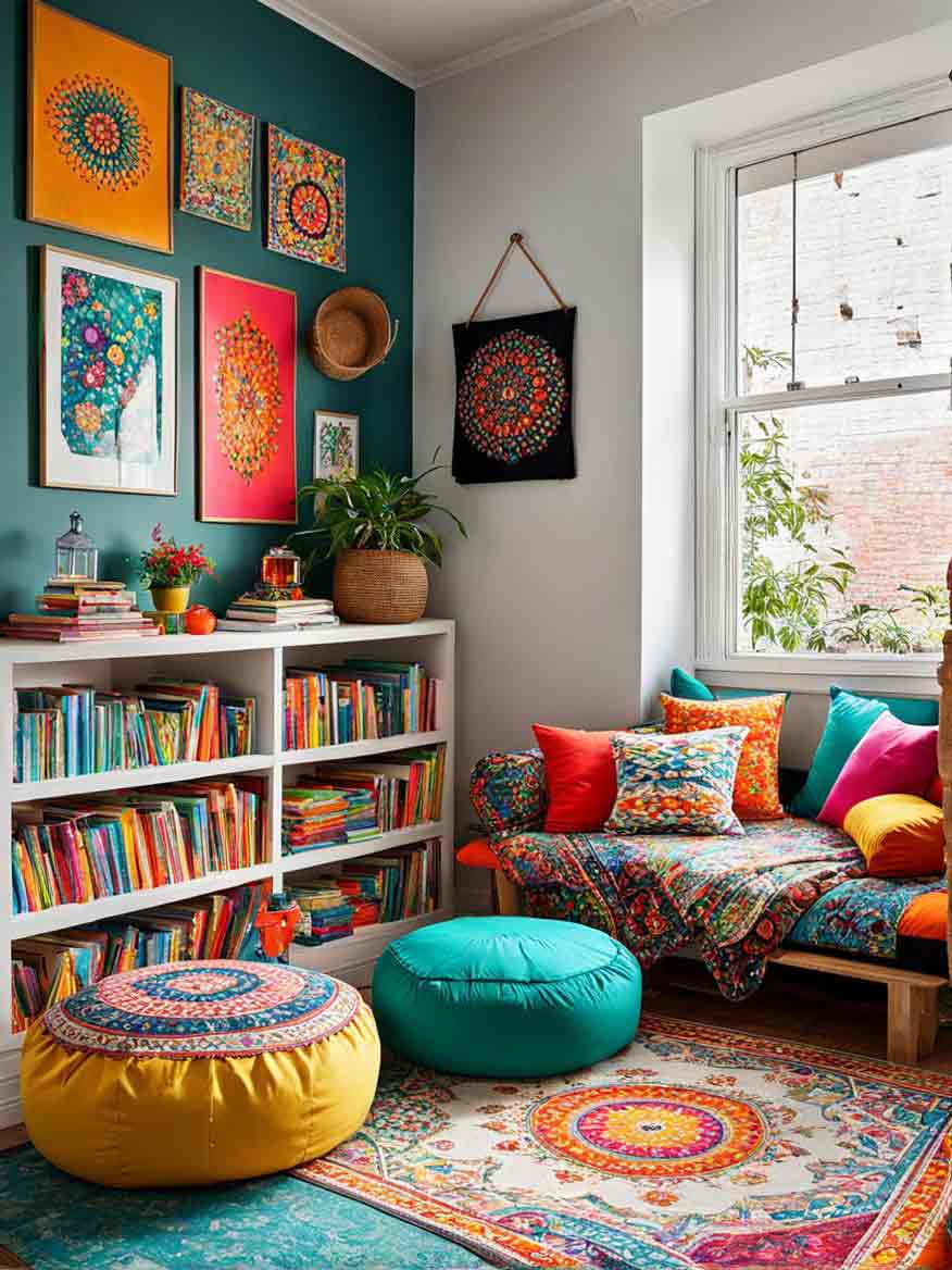 11 Colorful Home Library Ideas For Kids To Inspire You!