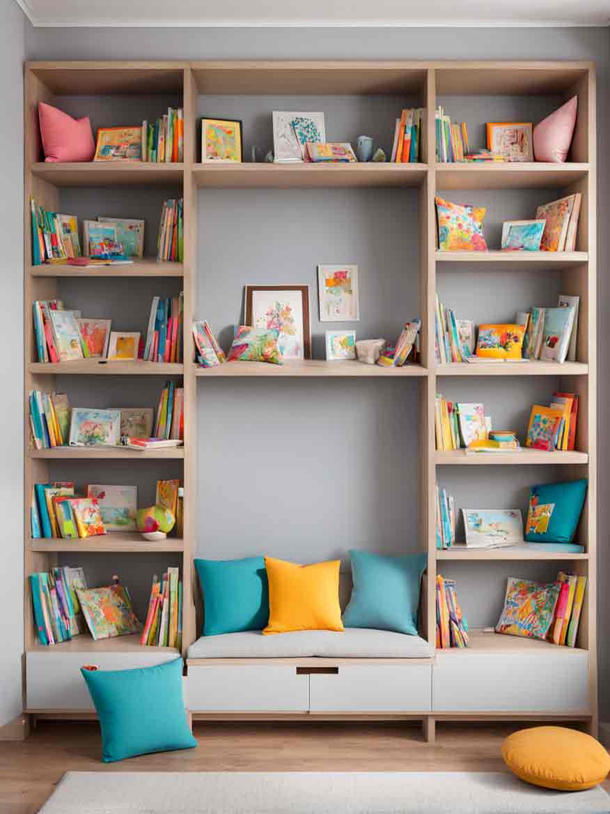 11 Colorful Home Library Ideas For Kids To Inspire You!