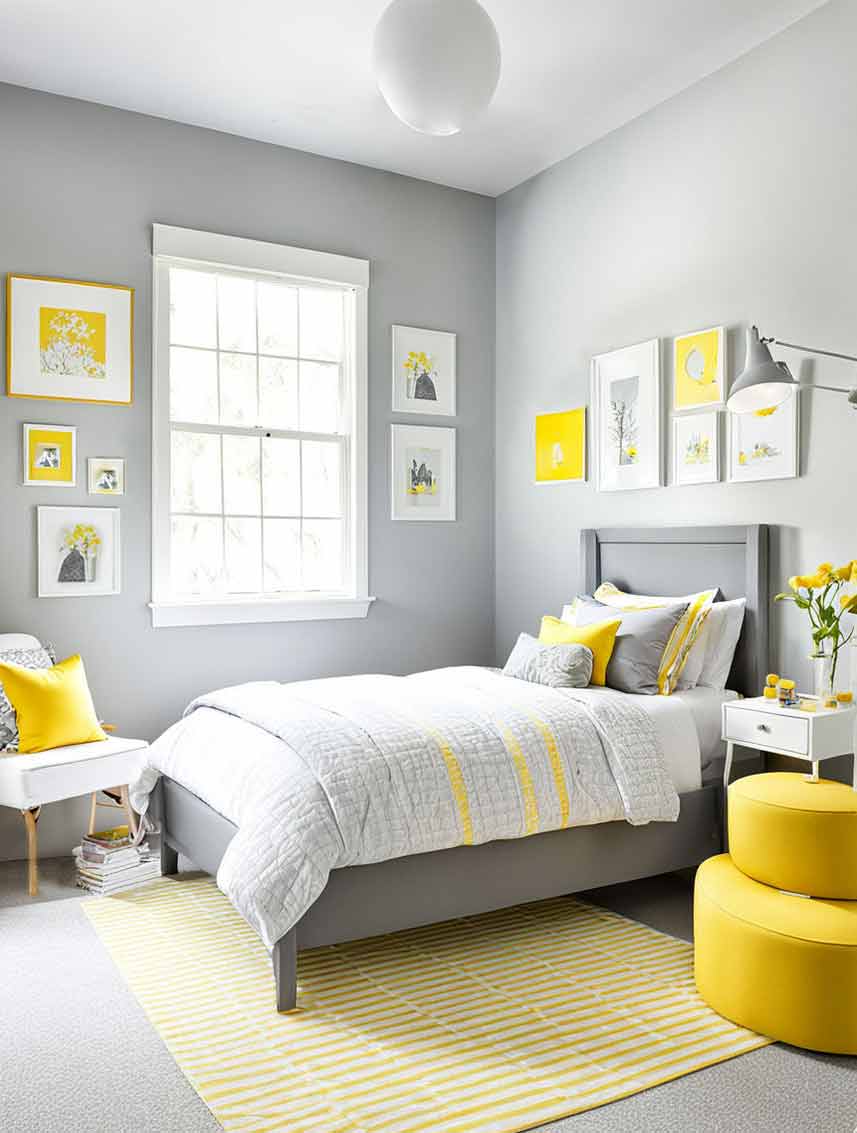 21+ Yellow Girls Bedroom Ideas (with Color Schemes Inspo)